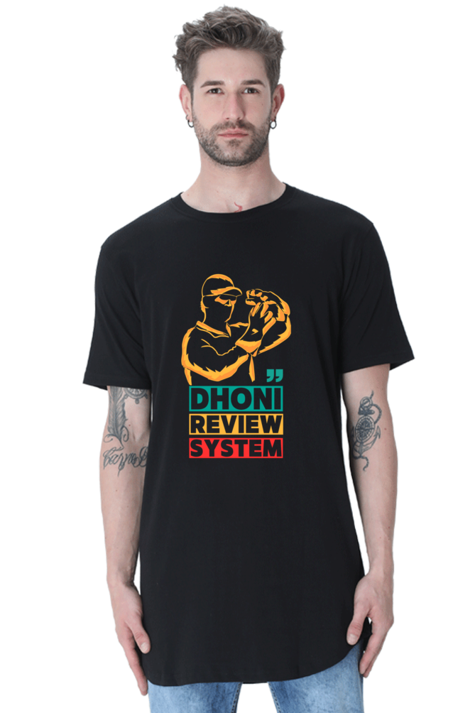 Dhoni Review System – Men's Longline T-shirt – RUSH ADREN