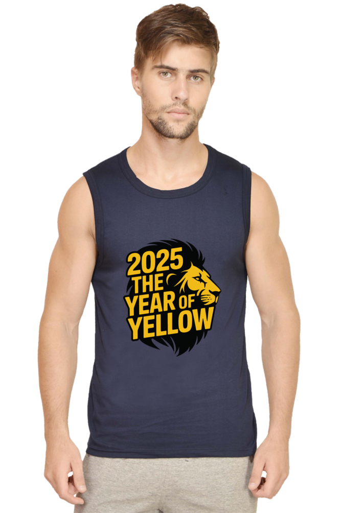 2025: The Year of Yellow – Sleeveless Power T-shirt – RUSH ADREN